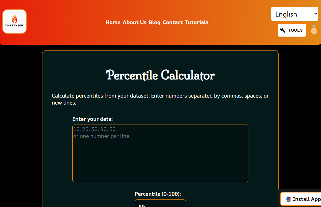 Percentile Calculator Free — Statistics & Data Analysis